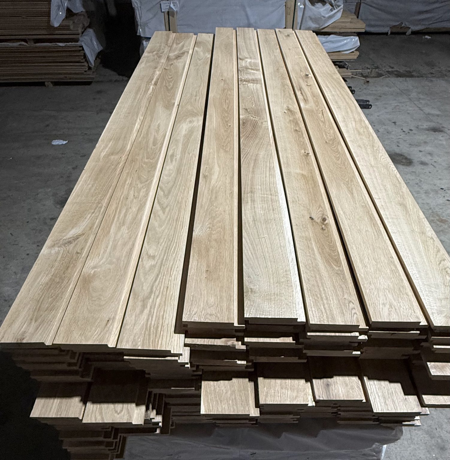 Oak Hardwood Cladding - Shadow Gap