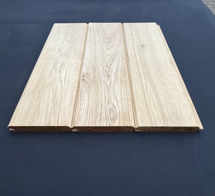 Oak Hardwood Cladding - Shadow Gap