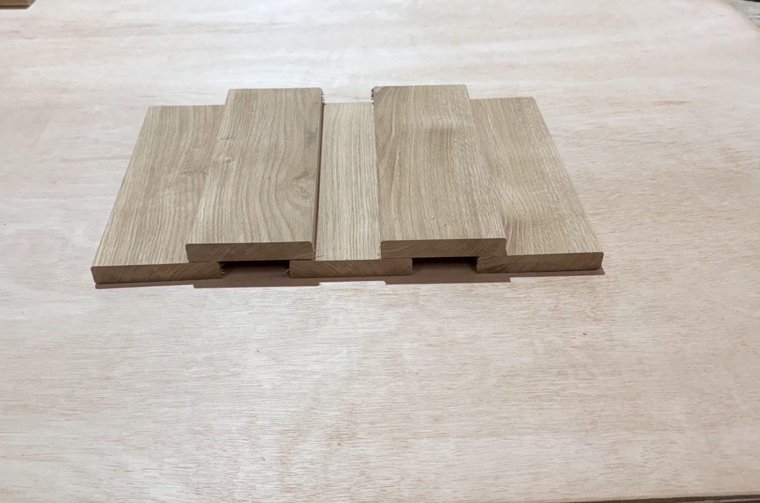 Oak Hardwood Cladding - Shadow Gap